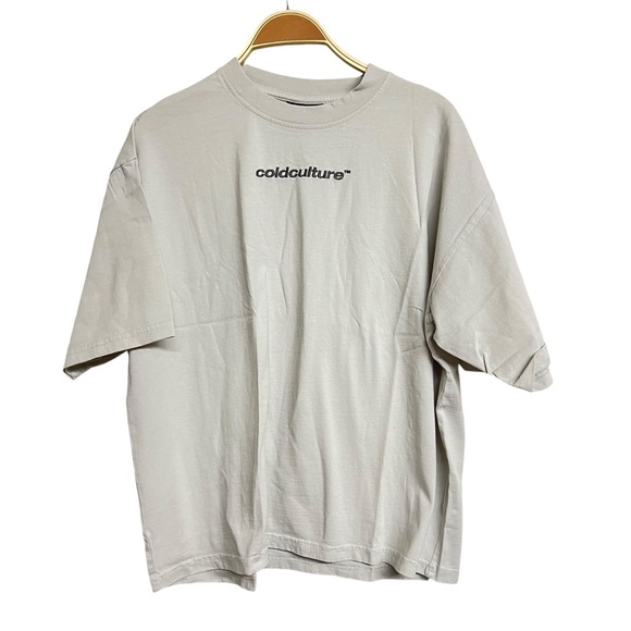 Cold Culture | Shirts | New Mens Cold Culture Italic Light Grey Tee ...